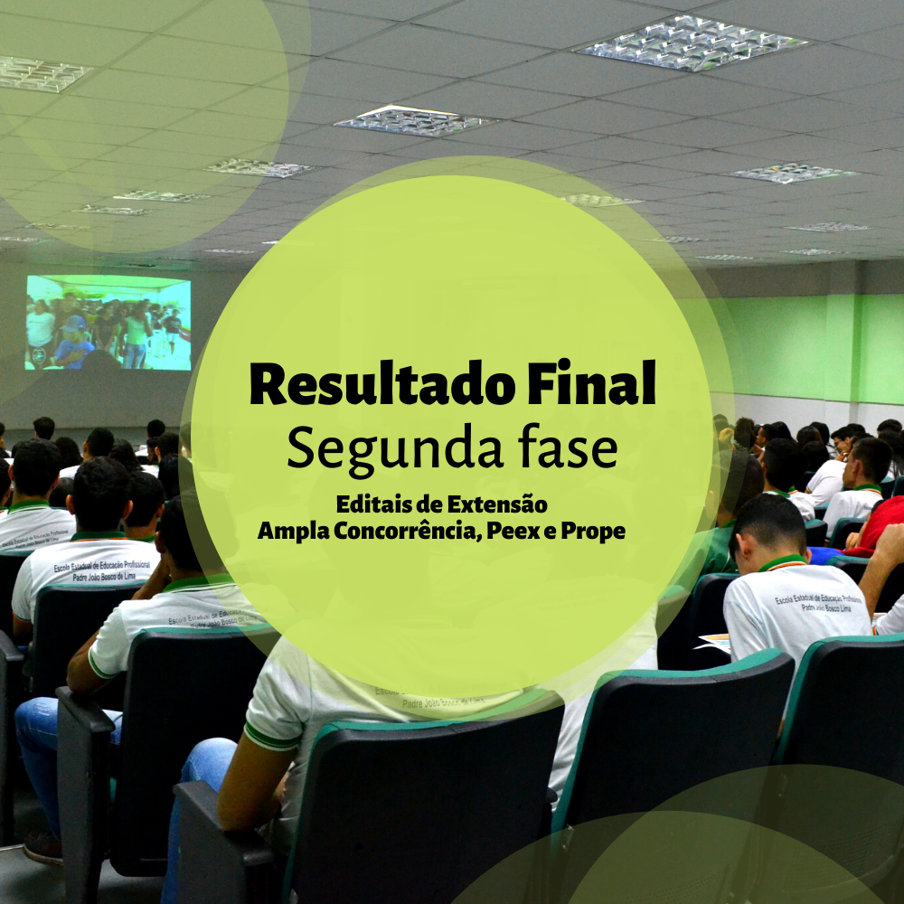 Editais – PROPE – Pró-Reitoria de Extensão da UFCA